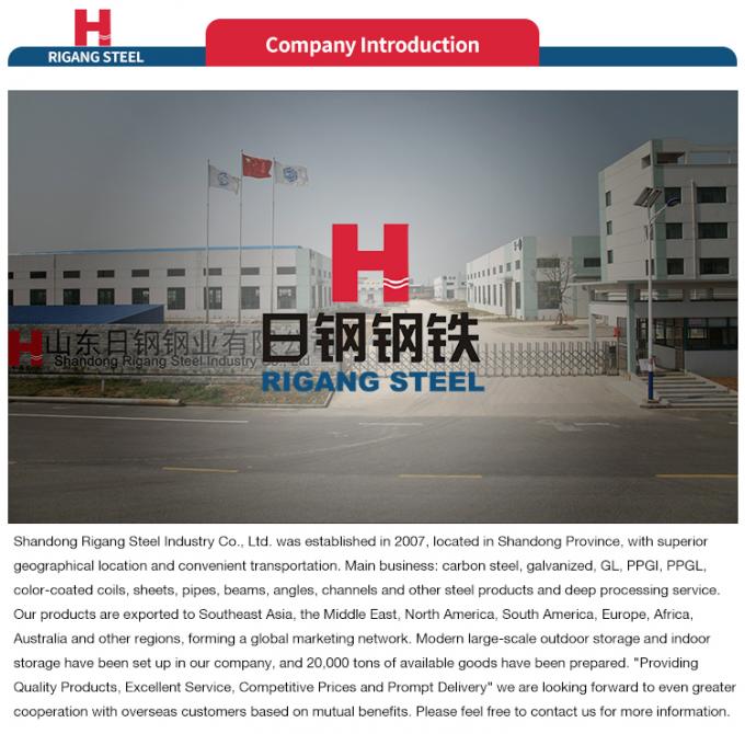 China Shandong Rigang Steel Co. LTD company profile